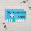 Stylish Recruitment Business Card | Zazzle
