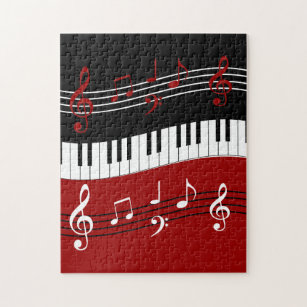 Music Notes Jigsaw Puzzles | Zazzle