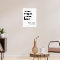 Stylish retro So glad you're here Wedding Welcome Poster | Zazzle