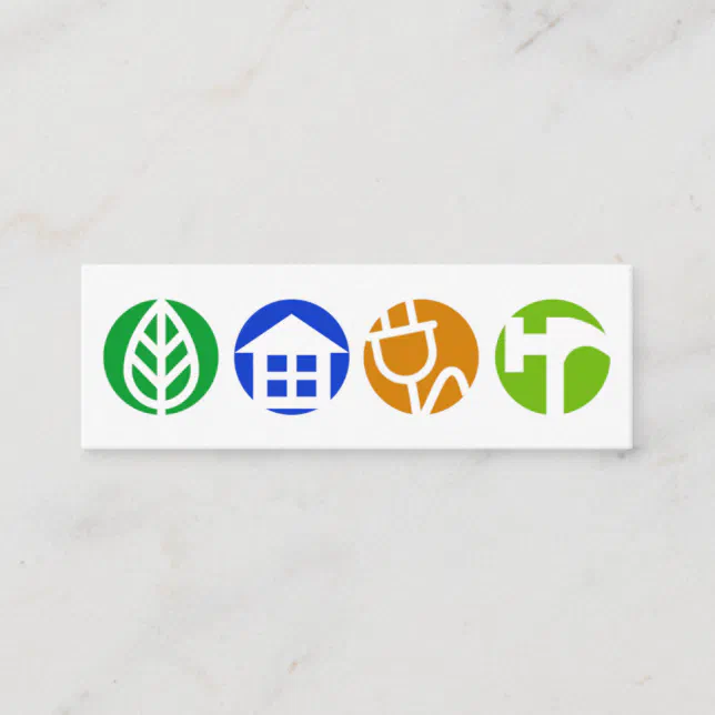 Stylish Round General Construction Placard Signage Mini Business Card ...