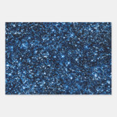 Stylish Royal Blue Glitter and Strata Patterns Wrapping Paper Sheets ...