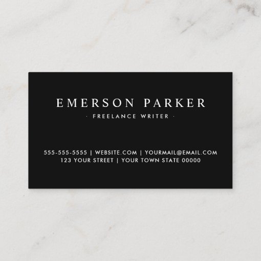 Stylish satin gray border custom logo professional business card | Zazzle