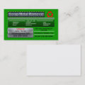 Stylish Scrap Metal Removal Business Card | Zazzle
