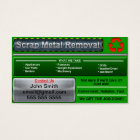 Scrap Metal Recycling & Garbage Pickup Business Card | Zazzle.com