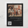 Stylish Script & Dark Fade Photo QR Code Wedding Invitation | Zazzle