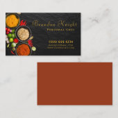 Stylish Script Food Spice Personal Chef Catering Business Card | Zazzle