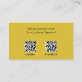 Stylish Sewing Machine Repair QR Code Business Card | Zazzle