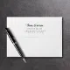 Stylish Signature Script Business Return Address Envelope | Zazzle