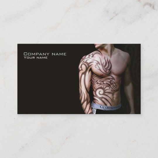 Stylish tattoo business card | Zazzle.com