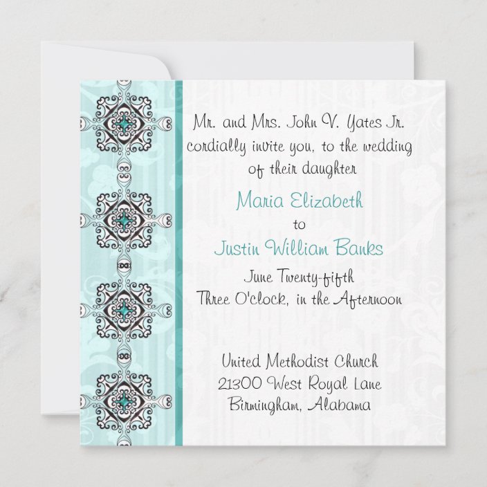 Stylish Wedding Invitation | Zazzle.com