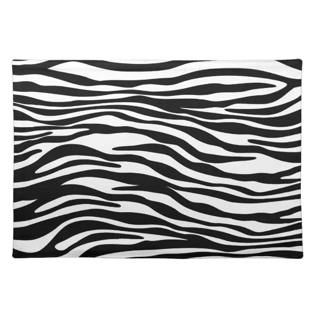 Stylish Zebra Print Placemats | Zazzle