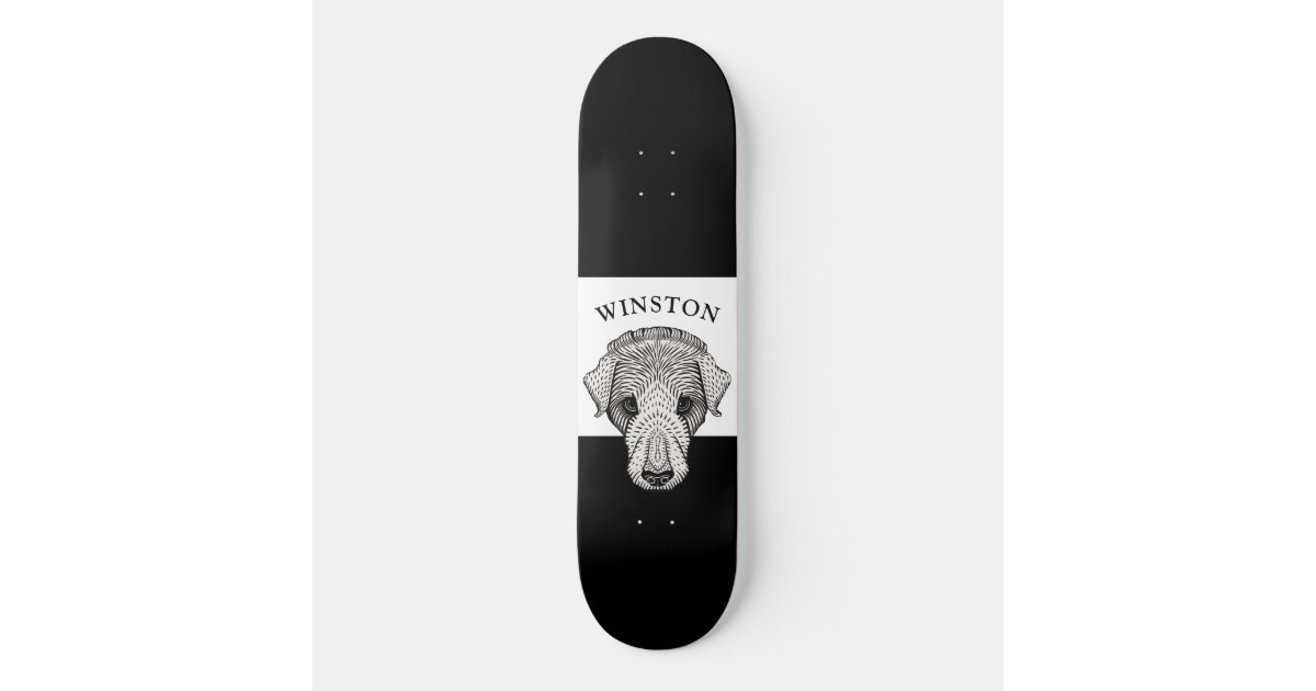 Stylize Labrador Retriever Personalized Skateboard | Zazzle
