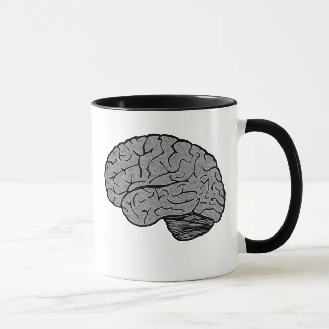 Stylized Brain Mug | Zazzle