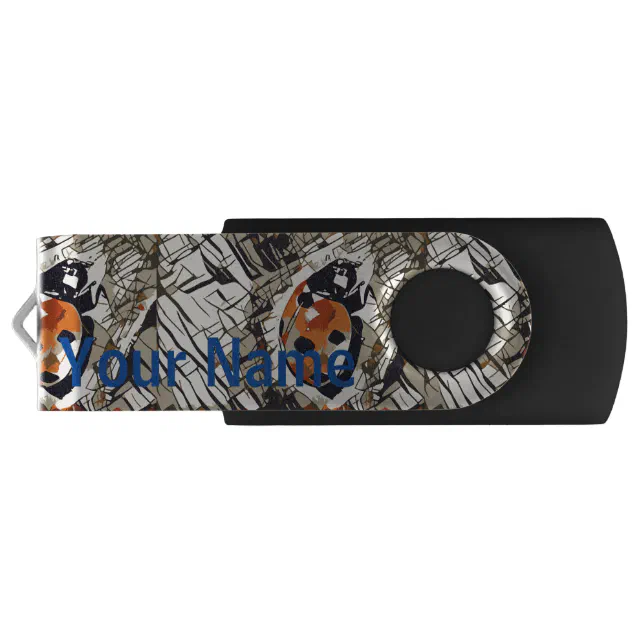 Stylized drawing of a Red Ladybug USB Flash Drive | Zazzle