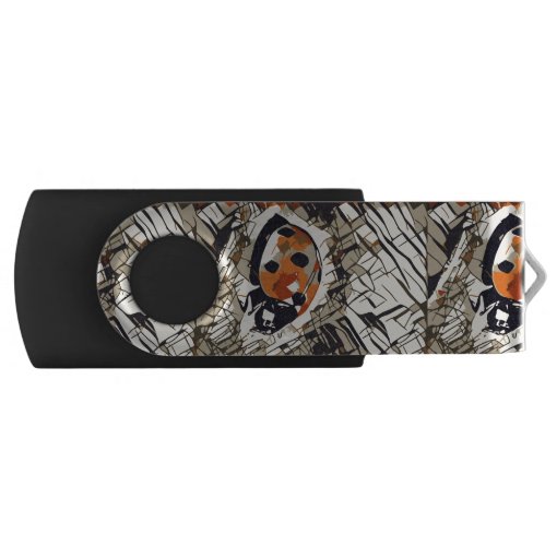 Stylized drawing of a Red Ladybug USB Flash Drive | Zazzle