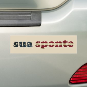 SUA SPONTE BUMPER STICKER | Zazzle