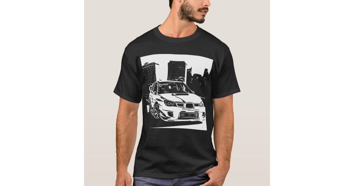 Subaru Impreza Wrx Sti Vector Image T Shirt Zazzle