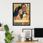 Submarine Service WWII Poster | Zazzle
