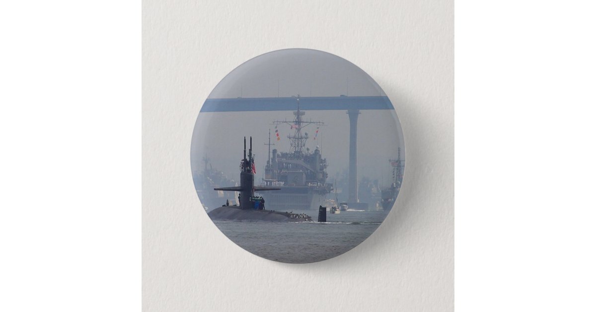 Submarines Subs Nuclear Ships Navy Pinback Button | Zazzle
