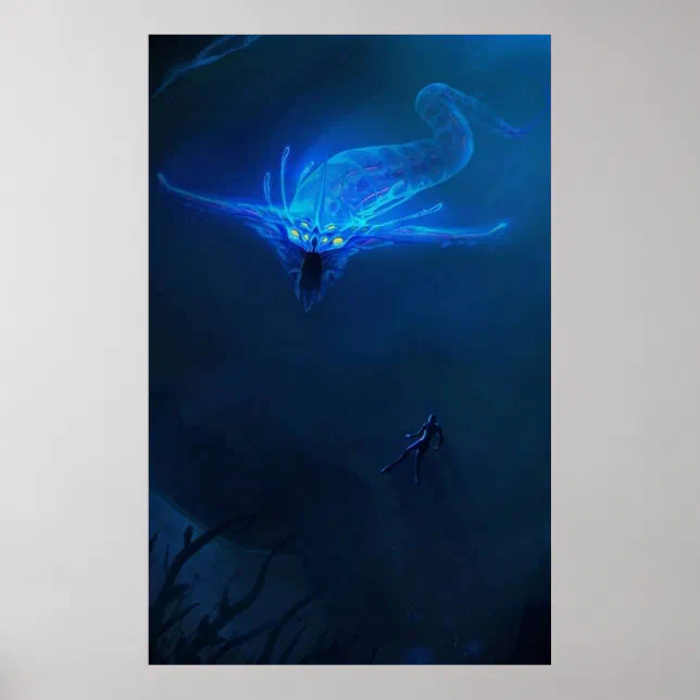 Subnautica Leviathan Poster | Zazzle