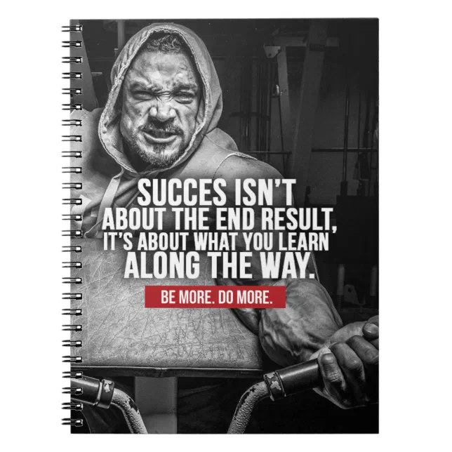 Success And Learning - Workout Inspiration Notebook | Zazzle