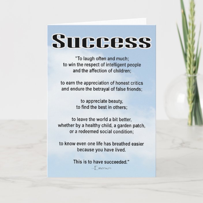 Success Card | Zazzle.com