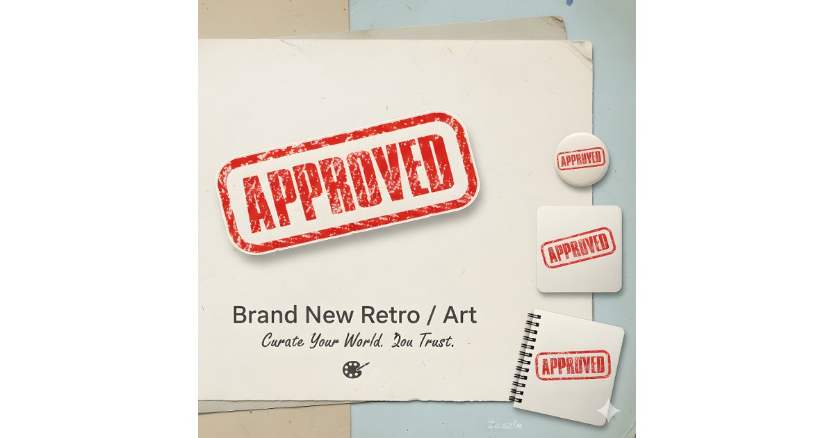 Success Certified - Officially Approved Stamp Sticker | Zazzle