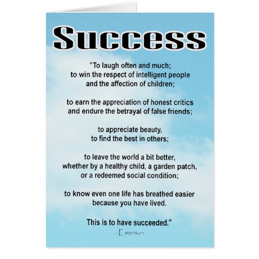 Success Greeting Card | Zazzle