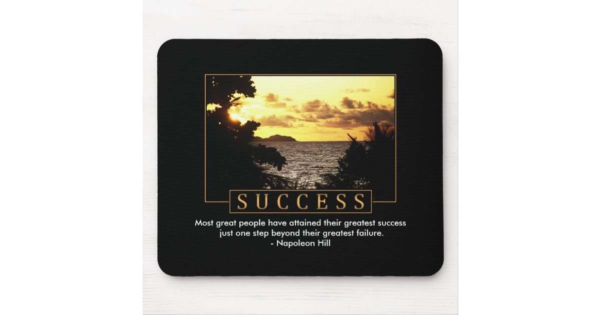 Success Inspirational Mousepad | Zazzle
