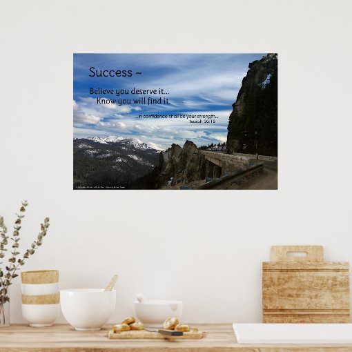 Success...inspirational poster | Zazzle