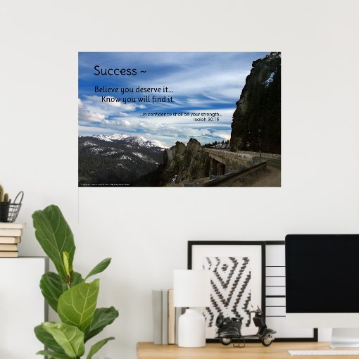 Success...inspirational poster | Zazzle