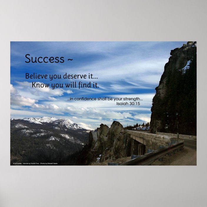 Success...inspirational poster | Zazzle.com