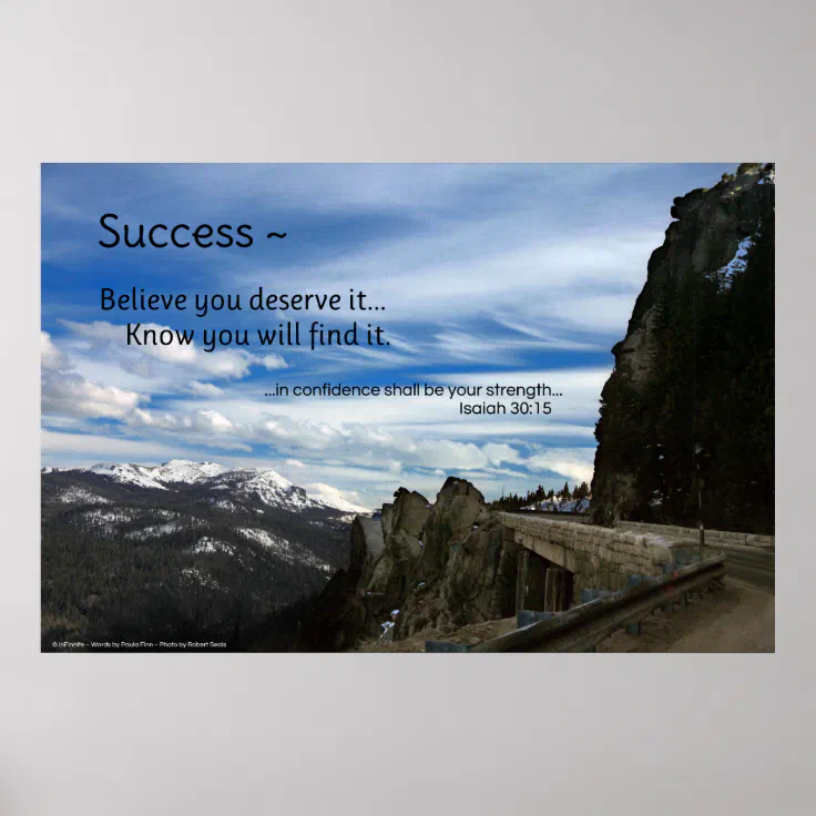 Success...inspirational poster | Zazzle