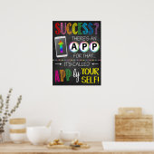 Success Motivational Classroom Poster | Zazzle