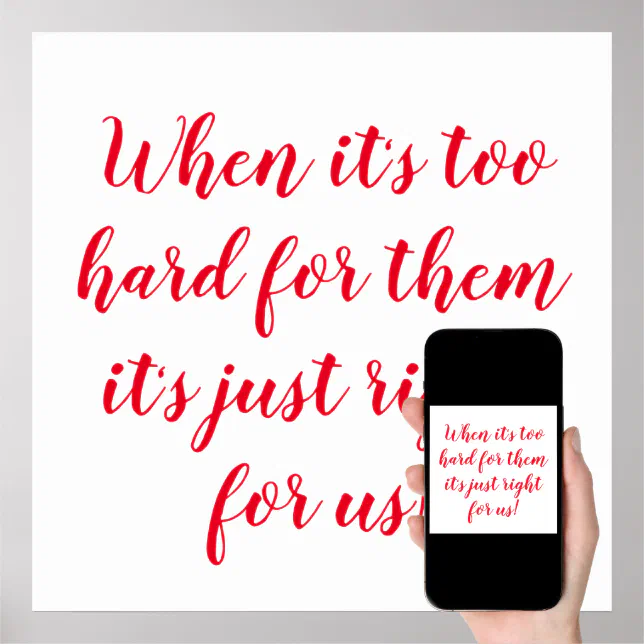 Success Motivational Inspirational Handwritten Poster | Zazzle