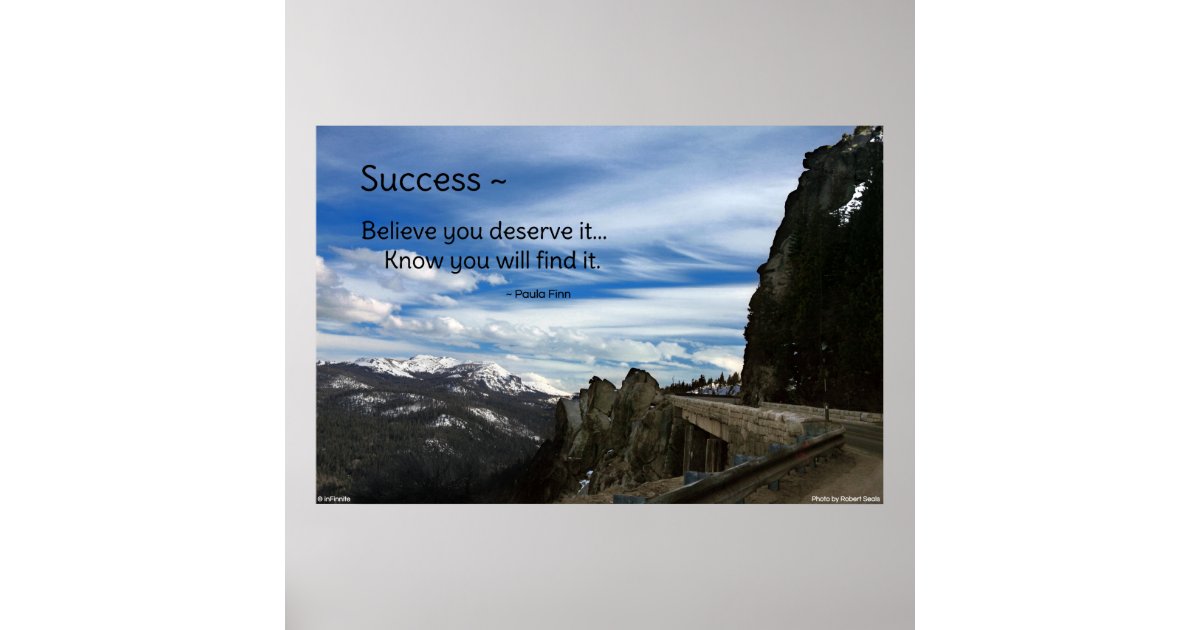 Success...Motivational poster | Zazzle