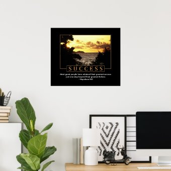 Success Motivational Poster | Zazzle