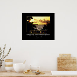 Success Motivational Poster | Zazzle