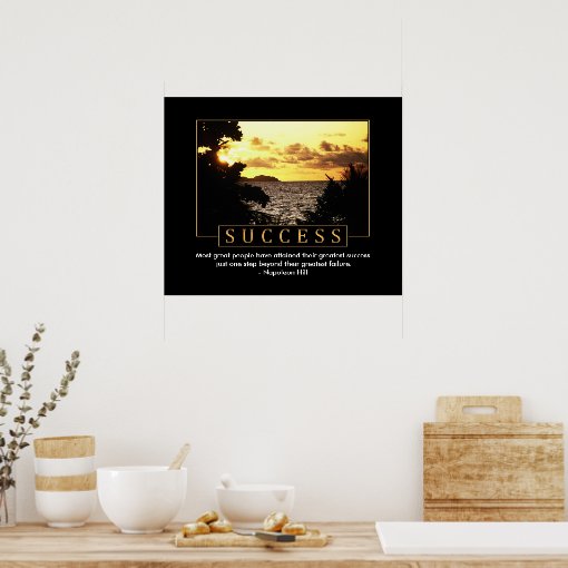 Success Motivational Poster | Zazzle