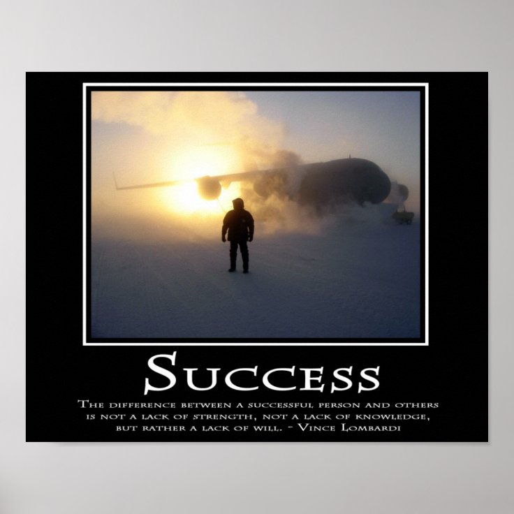 Success Poster | Zazzle