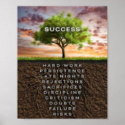 Success Tree Poster | Zazzle