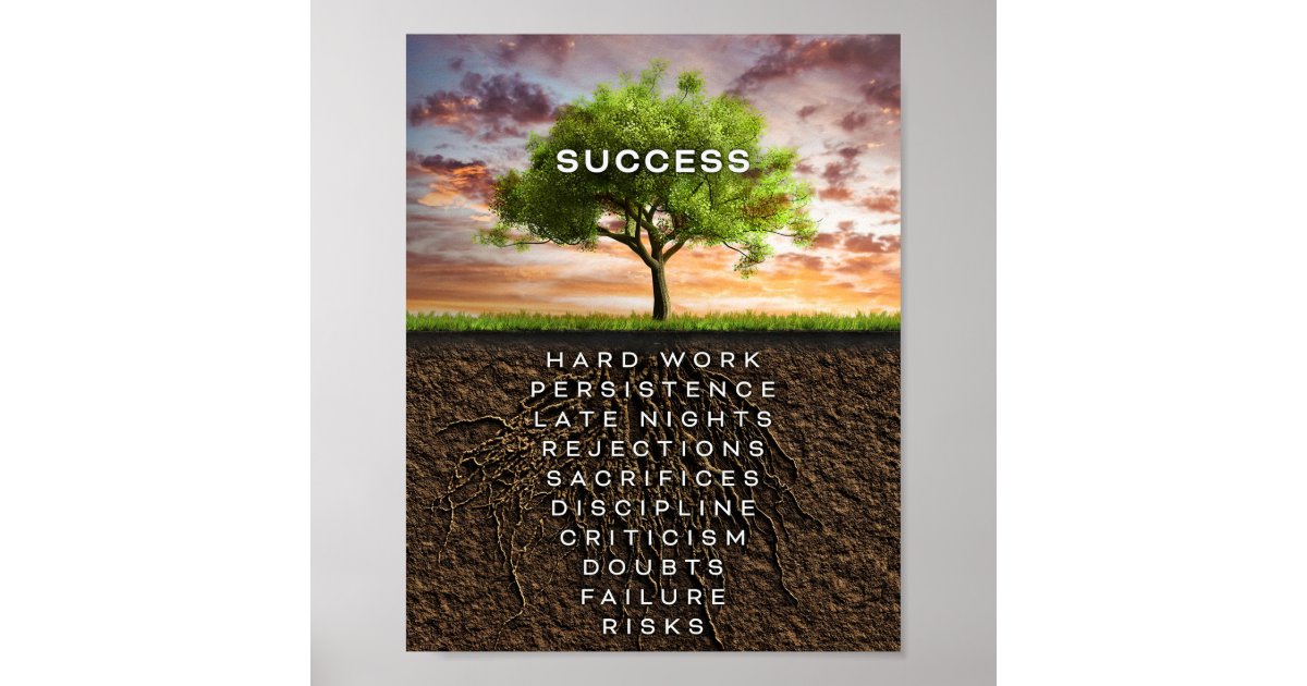 Success Tree Poster | Zazzle