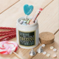 Success & Value Motivational candy jar | Zazzle