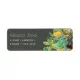 SUCCULENT CACTUS FLORAL GARDEN WATERCOLOR ADDRESS LABEL | Zazzle