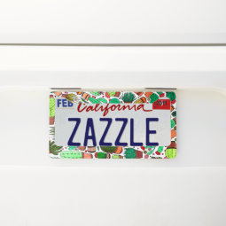 Succulent Cactus Potted Plants Green Cacti Garden License Plate Frame ...