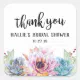 Succulent Thank You Sticker | Zazzle
