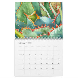 Succulents 2012 Watercolor Calendar | Zazzle