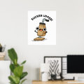 Sucker Upper Funny Vacuum Cleaner Pun Poster | Zazzle