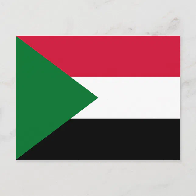 Sudan Flag Postcard | Zazzle