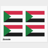 Sudan/Sudanese Flag Rectangular Sticker | Zazzle